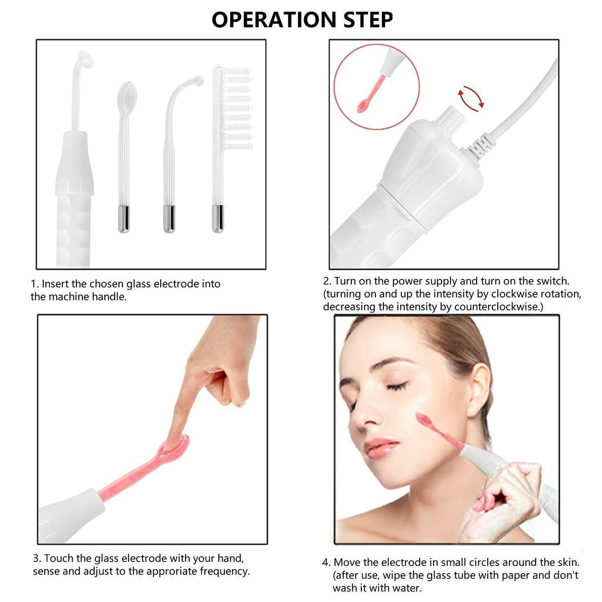 GLASS SET WITH HANDLE FOR 4 TUBES | Beauty Cult Canada